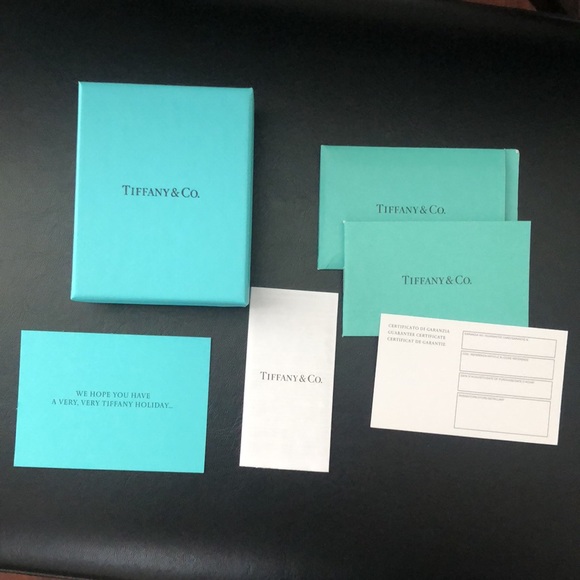 Tiffany Designs | Bags | Tiffany Co Jewelry Box And Authentication ...